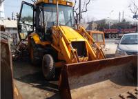 China Used England JCB 3CX Backhoe Loader , Used Tractor Backhoe Loader Yellow Color for sale