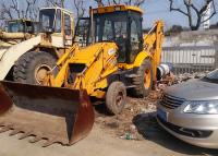 China Used England JCB 3CX Backhoe Loader , Used Tractor Backhoe Loader Yellow Color for sale