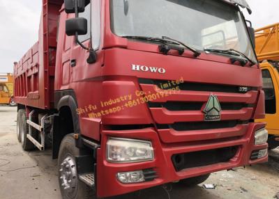 China HOWO 375 Second Hand Dumper Truck / 10 Tires Used Tipper Trucks Diesel Type for sale
