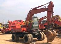China Original Japanese Hitachi 100WD Wheel Excavator Used With 19400kg Operating Weight for sale