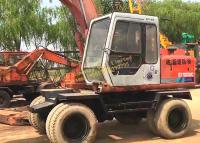 China Original Japanese Hitachi 100WD Wheel Excavator Used With 19400kg Operating Weight for sale