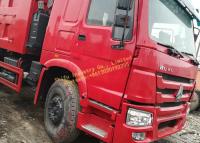 China HOWO 375 Big Bucket Used Dump Truck 30T 40T Red Color 8426x2497x3395mm for sale