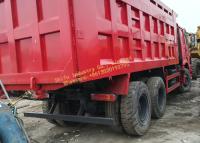 China HOWO 375 Big Bucket Used Dump Truck 30T 40T Red Color 8426x2497x3395mm for sale