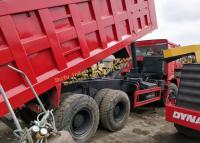 China HOWO 375 Big Bucket Used Dump Truck 30T 40T Red Color 8426x2497x3395mm for sale