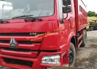 China HOWO 375 Big Bucket Used Dump Truck 30T 40T Red Color 8426x2497x3395mm for sale