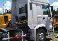 China Used Truck Tractor HOWO 6X4 truck tractor 375 hp white color cheap for sale for sale