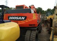 China DOOSAN 140W-7 Korea Used DOOSAN Wheel Excavator With 0.6m3 Bucket Capacity for sale