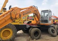 China Hyundai 130W Used Excavator Machine , Used Hyundai Wheel Excavator Korea for sale