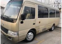 China Manual Transmission Type Used Toyota Coaster Bus 18 - 25 Seats Good Condition for sale