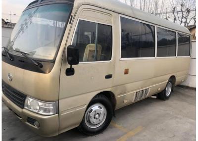 China Manual Transmission Type Used Toyota Coaster Bus 18 - 25 Seats Good Condition for sale