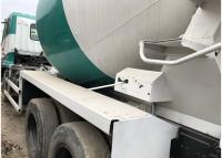 China White And Green Used Construction Machinery , 2014 Mitsubishi Fuso Concrete Mixer for sale