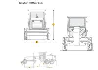 China Used Caterpillar 140h Motor Grader Japan Grader 123KW With 6 Cylinder for sale