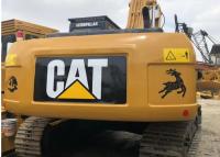 China Yellow Used Caterpillar Excavator 320d With 2750mm Tail Swing Radius for sale