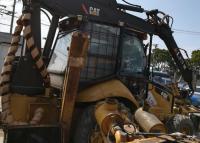 China Small Used Backhoe Loader , Second Hand Caterpillar 416e Backhoe Loader for sale