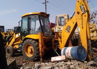 China Yellow Color Used Jcb 3cx Backhoe Loaders , England Small Backhoe Loader for sale