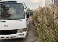 China Durable Used Toyota Coaster Bus , Original TOYOTA 1HZ Engine School Bus Used for sale