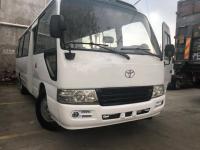 China 30 Seat With Manual Transmission Type TOYOTA 1HZ Engine Used Toyota Coaster Bus For sale for sale