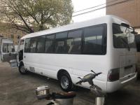 China 30 Seat With Manual Transmission Type TOYOTA 1HZ Engine Used Toyota Coaster Bus For sale for sale