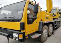 China 2014 Year Used QY70K Xcmg 70 Ton Crane , 2nd Hand Mobile Cranes Yellow Color for sale