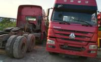 China Diesel Engine Used Tractor Trucks , Howo Tractor Truck6840x2496x3850mm for sale