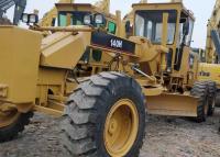 China 140h Used Motor Grader Operating Normally Yellow With 160 KW Net Power for sale