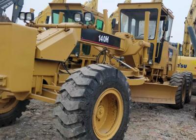 China 140h Used Motor Grader Operating Normally Yellow With 160 KW Net Power for sale