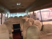 China Original TOYOTA Diesel engine school bus Used Toyota Coaster Buses leather seats 23-30Seats  Optional Color for sale