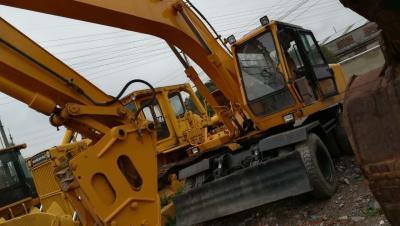 China 2012 Year Used Excavator Machine Hyundai 200W-5 Wheel Excavator Korea Made for sale