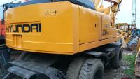 China 2012 Year Used Excavator Machine Hyundai 200W-5 Wheel Excavator Korea Made for sale