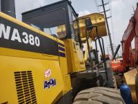 China WA380 Komatsu Used Wheel Loader Used Hydraulic Front Loader Good Working for sale