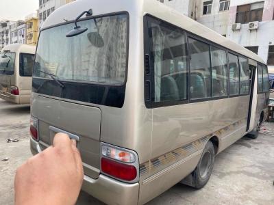 China 4 - 6L Engine Capacity Used Toyota Coaster Bus Diesel / Petrol Fuel Type 7.50R16 Tyre for sale