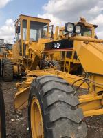 China Operating Normally Used Motor Grader Yellow 140h Motor Grader 123 Kw Rated Power for sale