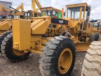 China Operating Normally Used Motor Grader Yellow 140h Motor Grader 123 Kw Rated Power for sale
