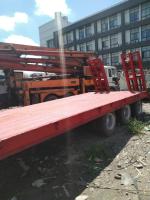 China Heavy Duty Used Construction Machinery HOWO Truck Tractor With Flatbed Trailer Transportation for sale