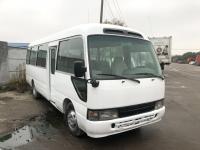 China 30 Seats Used Toyota Coaster Bus White Color 7.01m X 2.03m X 2.75m for sale