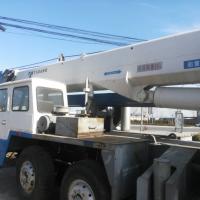 China 2011 Year Second Hand Truck Cranes Mobile Cranes Blue Color 70t Lifting for sale
