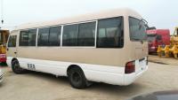 China 7.50R16 Tyre Second Hand Toyota Coaster Bus 30 Seater With 6 Engine Cylinder for sale
