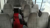 China 7.50R16 Tyre Second Hand Toyota Coaster Bus 30 Seater With 6 Engine Cylinder for sale