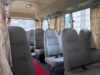 China 24 - 30 Seats  1HZ Engine  Used Toyota Coaster Bus LHD Diesel School Bus Golden High Function Bus for sale
