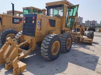 China 140G  Motor Grader Used Road Grader Yellow Color With 138kW Rated Power for sale