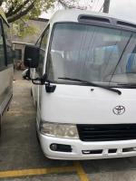 China Cozy Seat Toyota Used Diesel School Bus Comfortable Space Optional Color for sale