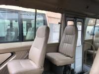 China Cozy Seat Toyota Used Diesel School Bus Comfortable Space Optional Color for sale
