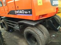 China 0.6m3 Bucket Used Wheel Excavator Doosan 140W-7 Good Condition 1 Year Warranty for sale