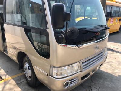 China 7 Meter Long Used Toyota Coaster Bus 1HZ Engine Luxury Inner Decoration Cozy Seat for sale
