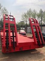 China Heavy Duty Used Construction Machinery HOWO Truck Tractor With Flatbed Trailer Transportation for sale