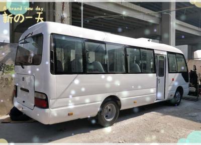 China 1HZ engine diesel Used TOYOTA coaster bus 30 seats 2016 cheap TOYOTA  Bus  optional col blue yellow golden for sale