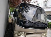 China 23-30seats 6 Cylinde Diesel Bus Used Toyota Coaster Bus 2016 school Bus Luxury Indoor And Outdoor Show for sale