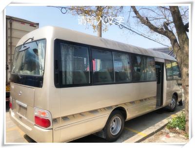 China Comfortable Second Hand Coaster Buses LHD Steering Position With Sunproof Curtain for sale