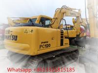 China 0.6M3 Bucket  Komatsu PC120 Used Excavator Machine 110KW Engine  Power for sale