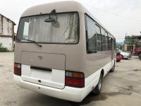 China 23-30 Passenger other color white brown golden for sale 1HZ Engine Diesel Mini bus Used Toyota Coaster Bus Grey  Color for sale